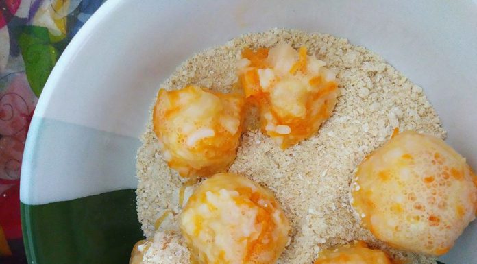 Baby Cakoi Cicah Sos Pandan Kastard. Makan Panas-Panas Memang Terangkat!