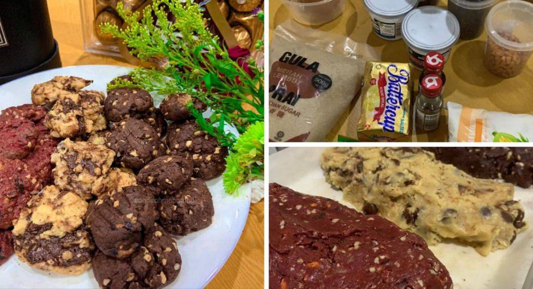 Buat 3 Jenis Cookies Ala Famous Amos. Guna Bancuhan Sama Je, Jimat Masa ...