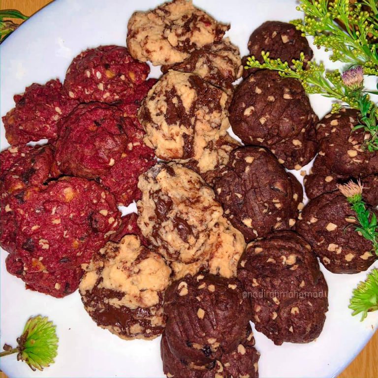 Buat 3 Jenis Cookies Ala Famous Amos. Guna Bancuhan Sama Je, Jimat Masa ...