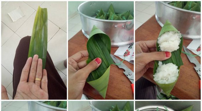 Buat Sendiri Ketupat Guna Daun Pandan, Masak Dalam Periuk Nasi. Lebih ...
