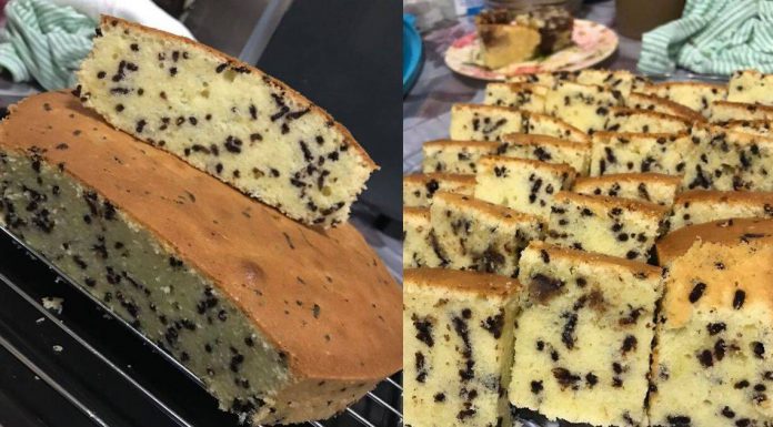 Kek Marjerin Coklat Rice. Teksturnya Lembut, Tak Muak & Sedap!