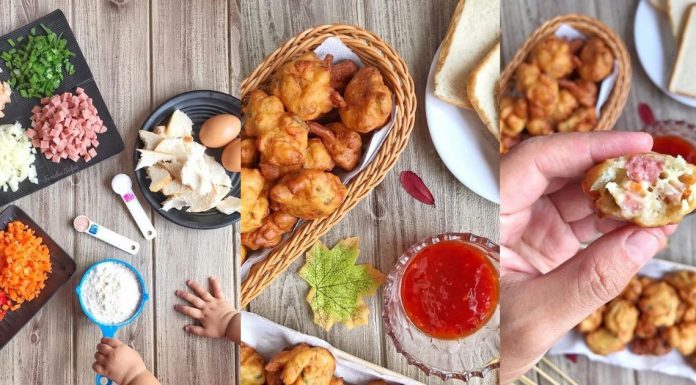 Cucur Roti Mudah & Sedap. Teksturnya Lembut, Idea Kudapan Untuk Anak