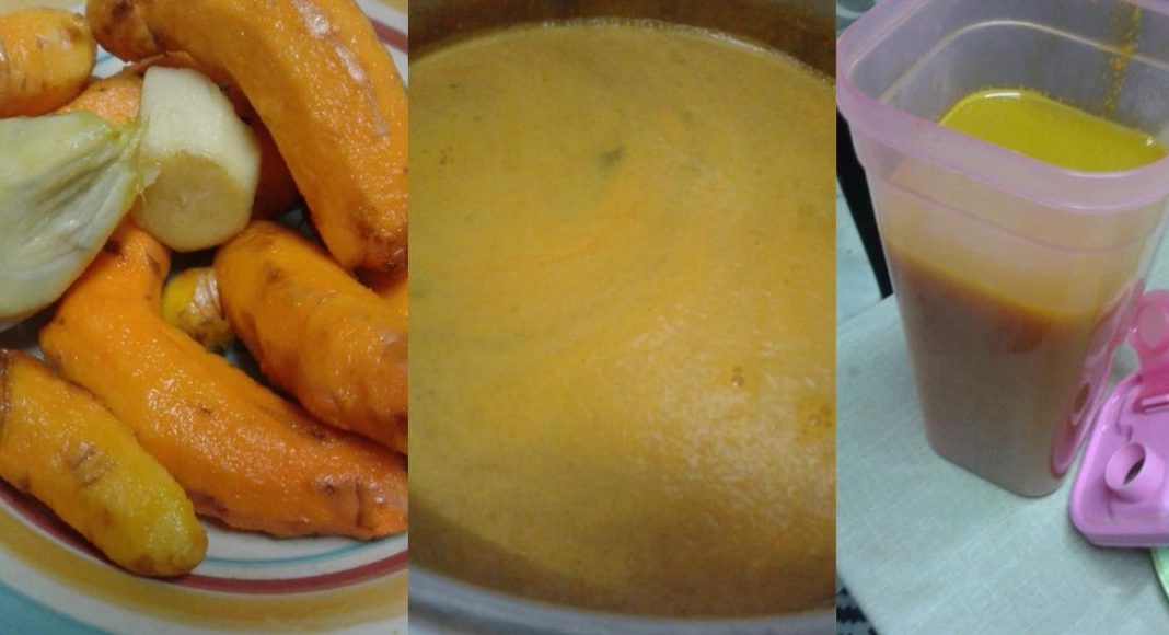 Homemade Air Asam Kunyit Halia. Elok Untuk Kesihatan & Kurangkan Sakit ...