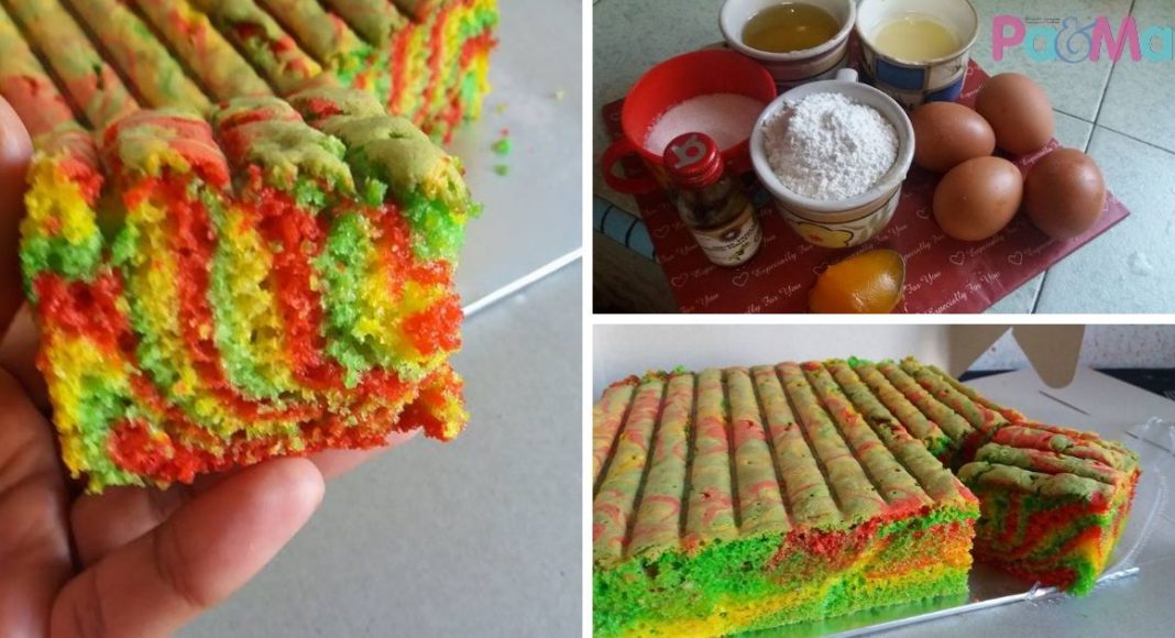 Kek Marble Moist Paling Senang, Sedap & Gebu, Guna Sukatan Cawan!