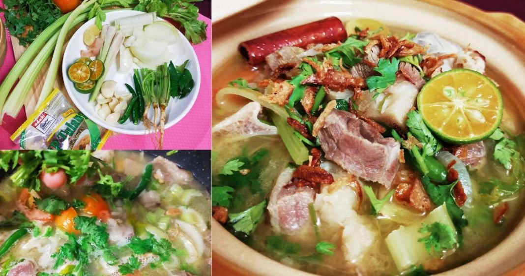 Sup Daging Siam Meletup! Menu Pembuka Selera Ringkas, Cukup Pedas & Masam