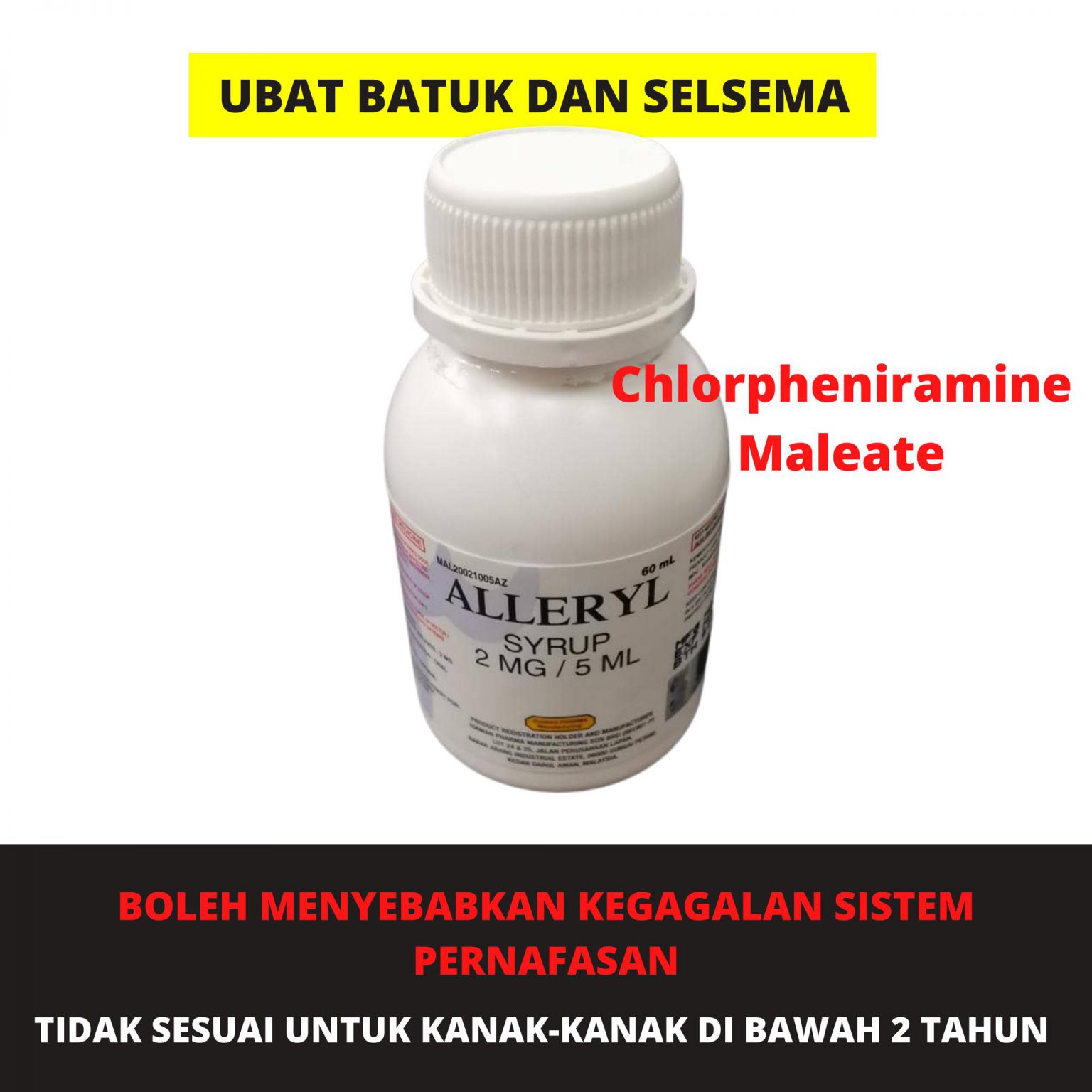 Ini senarai Ubat Batuk & Selesema Yang Tak Sesuai Untuk Anak Bawah 2 ...