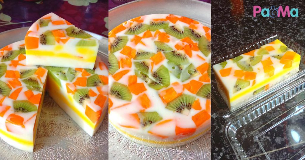 Resipi Puding Buah Segar, Rasa Manis-Manis Masam, Nak Buat Pun Senang!