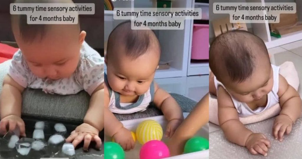 Bayi Masuk 4 Bulan, Cuba Aktiviti ‘Tummy Time’ Ni. Bagus Rangsang ...