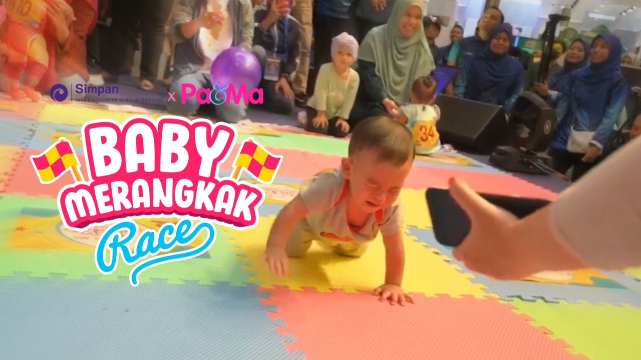 Baby Merangkak Race Pa&Ma x Simpan SSPN