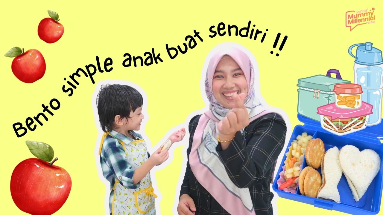 Bento 'Simple', Anak Pun Boleh Buat Sendiri!