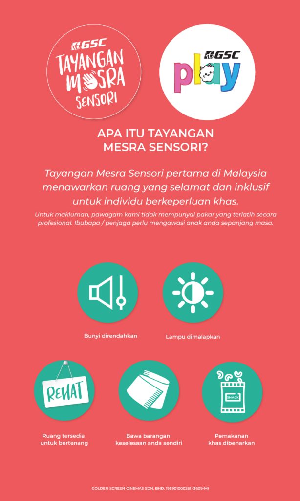 Tanda Sokongan Pada Komuniti Autisme, Golden Screen Cinema (GSC ...