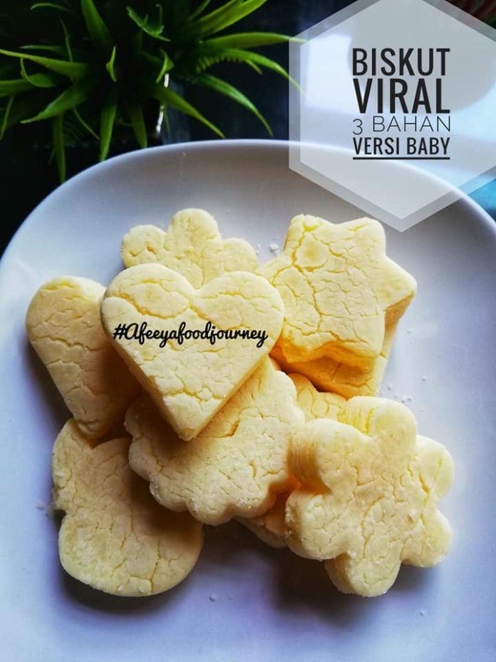 "Feeling Macam Makan Kuih Makmur." Resipi Biskut Viral 3 Bahan, Sesuai ...