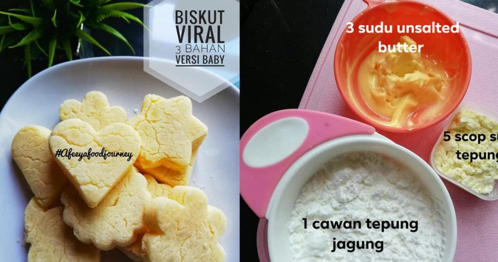 "Feeling Macam Makan Kuih Makmur." Resipi Biskut Viral 3 Bahan, Sesuai ...
