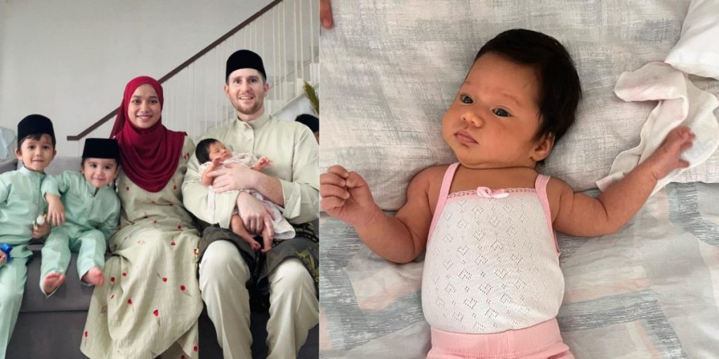 "Mek Ganu" Mat Dan Dedah Nama & Wajah Anak Ketiga, Esabelle Zahra ...
