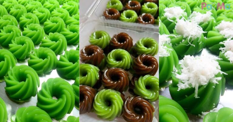 Resipi Kuih Kaswi Pandan Gedik, Paling Senang Nak Buat, Patutlah Viral!