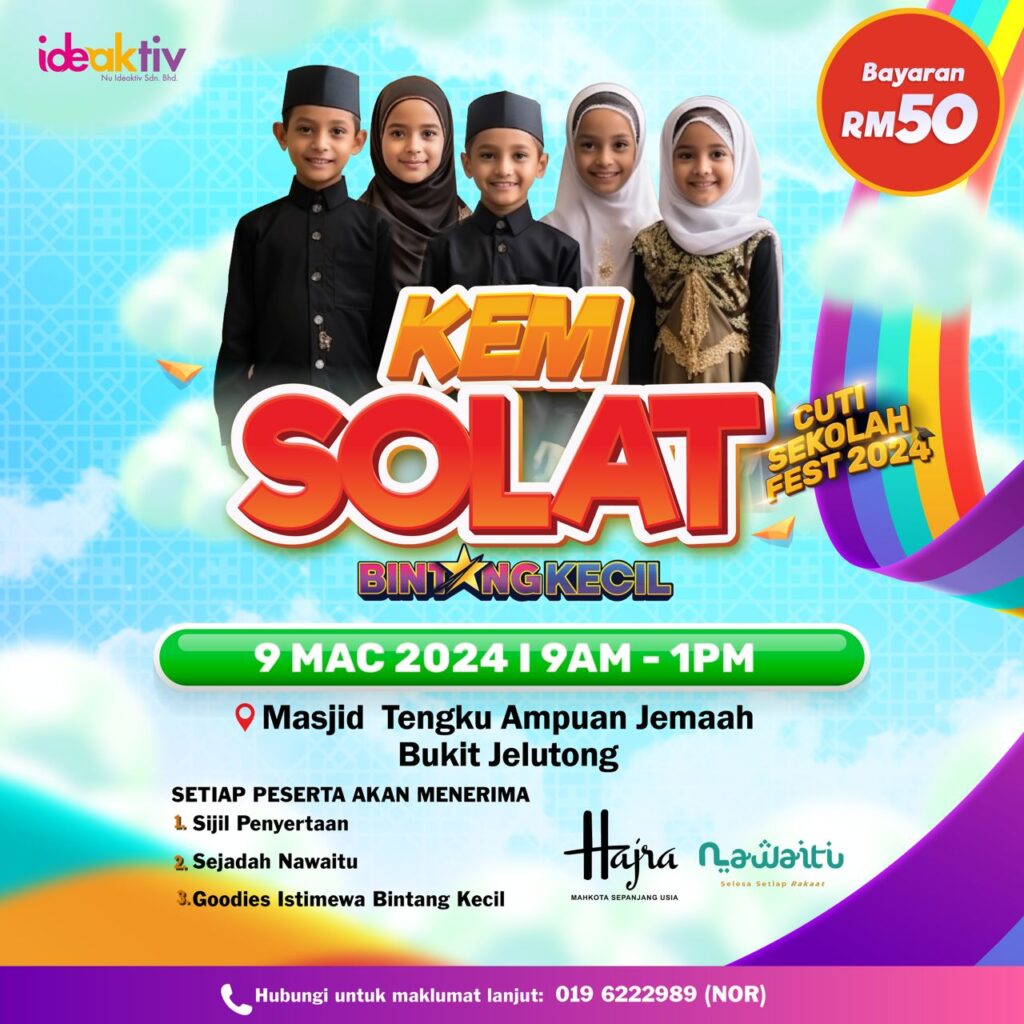 Umur Dua Tahun Masa Sesuai Ajar Anak Solat, Ini Tip Mudah & Berkesan!
